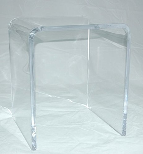 One Stop Plastic Shop 3/4" Clear Acrylic Lucite Shower Bench.