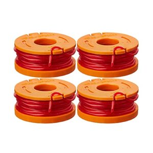 WORX WA0047 4-Pack String Trimmer Replacement Line, Orange