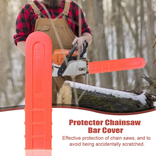 LVOERTUIG 18inch Chainsaw Bar Protective Cover Scabbard Guard Blade Cover(18inch)