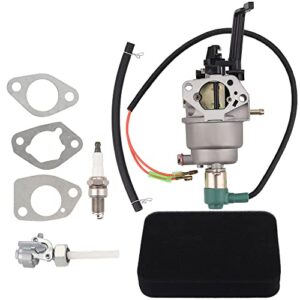 dalom carburetor w fuel shut-off valve for harbor freight predator 420cc portable generator 69671 68530 68525 69672 69674 68529 68526 13hp 14hp 15hp 16hp rato r420-iii 7000/8750 watt