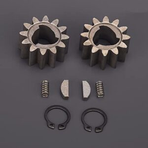 Lawn Mower Parts 42661-VE2-800 Gears 42672-VE2-800 Keys Springs & Clips, Compatible with H-onda Drive Wheel Kit, for H-onda Mower HRR216/HRS216 Drive Gear Kit 12 Teeth - Fits HRB216K4 HRB216K5 Models