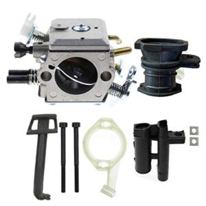 motoall carburetor intake kit carb hd-12 hd-6 362 365 371 372 372xp for husqvarna chainsaw 503283203