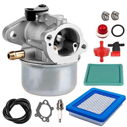 799868 Carburetor with Air Filter Spark Plug Tune Up Kit Compatible with Briggs & Stratton Craftsman 694882, 698444,498254, 798170, 498170, 49-817-0, 497347, 498966 and 497314.4-7 hp Engines