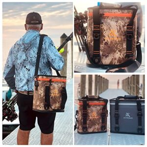 Extremus Rendu Soft Cooler, 30Cans/38L Insulated Cooler Bag, Portable and Waterproof Beach Cooler with 100% Leakproof Zipper, Large Capacity for Fishing, Kayaking, Camping, Beaches & Trips