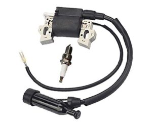 buckbock gx240 ignition coil for honda gx 240 gx270 gx340 gx390 8hp 9hp 11hp 13hp engine lawn mower tractor generator w/spark plug