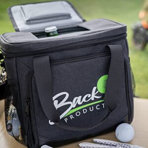 Back9Products Golf Cart Cooler Bag with Magnetic Lid - 12-Can Soft Cooler Bag Collapsible - Perfect for Golfer Cart or Push Cart - Backpack Cooler Bags Insulated Leak-Proof- Golf Gift for Men