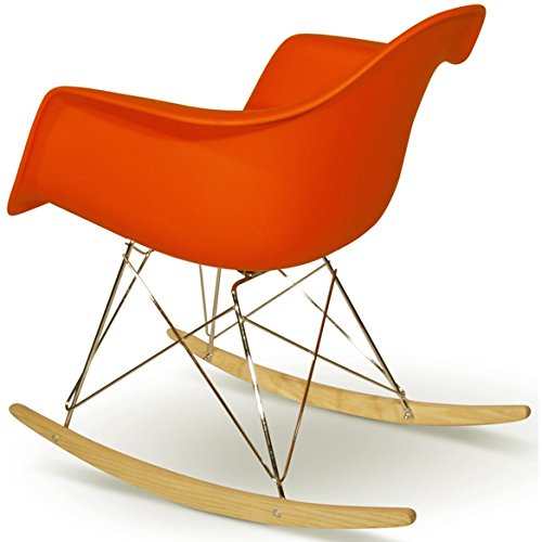 2xhome EMRocker(Orange) Rocking Chair