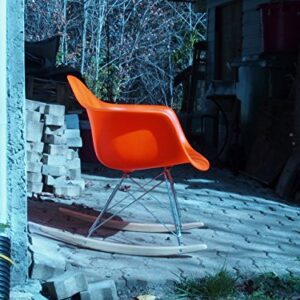 2xhome EMRocker(Orange) Rocking Chair