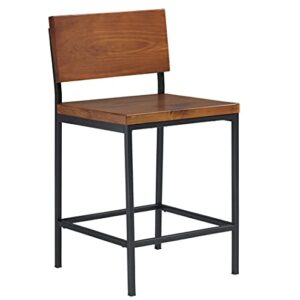 Progressive Furniture Sawyer Stool, Brown