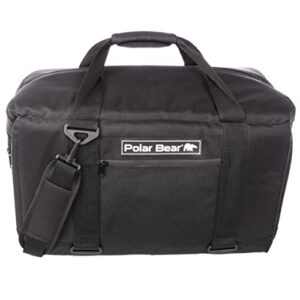 Polar Bear Coolers 48 Pack Original Soft Cooler Black