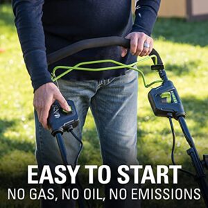 Greenworks Pro 80V 21-Inch Brushless Self-Propelled Lawn Mower 4.0Ah Battery and Charger Included, MO80L410