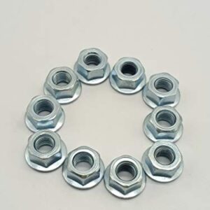 shiosheng 10pcs Chain Saw Bar Nuts for Craftsman, Husqvarna, Poulan Pro, Poulan 531300382 530015917 503220001