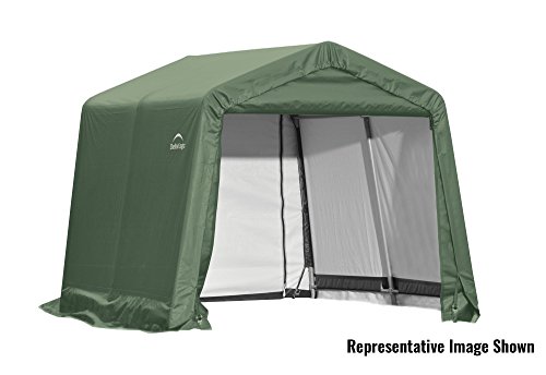 ShelterLogic 72804 Green 10'x8'x8' Peak Style Shelter