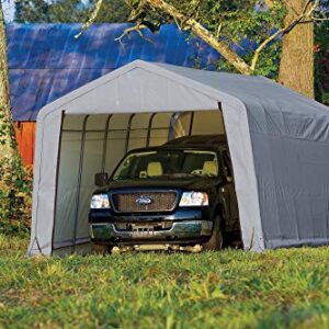 ShelterLogic 72434 Grey 12'x24'x8' Peak Style Shelter