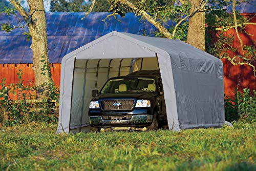 ShelterLogic 72434 Grey 12'x24'x8' Peak Style Shelter