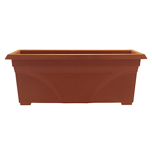 Southern Patio 27" Medallion Deck Box, Terra Cotta