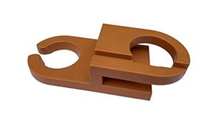 wunlimited adirondack add-on cup holder, walnut