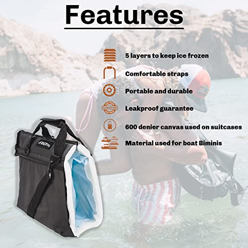 AO Coolers Backpack Soft Cooler High-Density Insulation