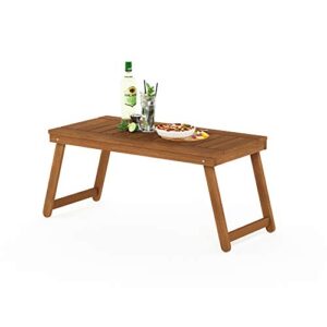 Furinno Tioman Outdoor Hardwood Coffee Folding Table, Natural