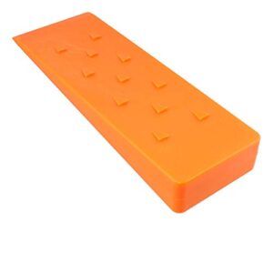 Felled Spiked Tree Felling Wedges for Tree Cutting – 10in Orange Plastic Felling Wedge, Logging Tools – 2 Pack