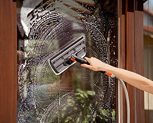 Gardena Window Washer with Pullers: The Water-Cooled Window Cleaners with Extractor for Clean System, with Washable Microfiber Nonwoven (5564-20)