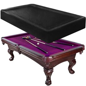 icover pool table cover outdoor heavy duty leather waterproof billiard table covers 7ft black