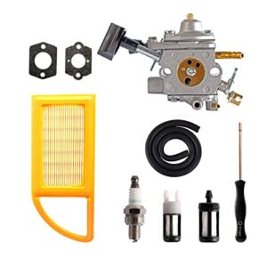 mikatesi 4282-120-0606 br600 br700 carburetor carb kit for stihl br500 br550 br 500 550 600 backpack blower leaf blower parts replaces zama c1q-s183 c1q-s184 4282-120-0607 4282-120-0608