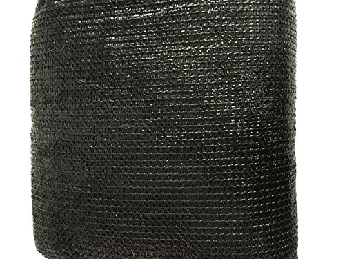 E.share 40% Black Shade Cloth Taped Edge with Grommets UV 10ft X 20ft