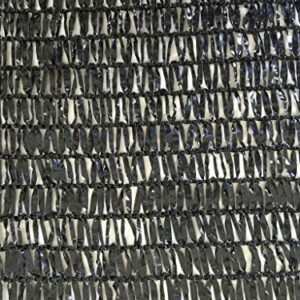 E.share 40% Black Shade Cloth Taped Edge with Grommets UV 10ft X 20ft