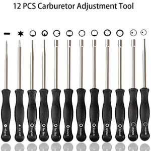 HPENP Pack-of-12 Carburetor Adjustment Tool Tune up kit Carb Adjusting Tool for Common 2 Cycle Small Engine Echo STIHL Poulan Husqvarna MTD Ryobi Homelite Trimmer Weed Eater Chainsaw