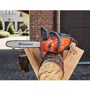 husqvarna 14 inch 120i cordless battery powered chainsaw (battery included),orange