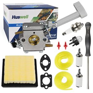 huswell bp42 leaf blower carburetor kit for ryobi bp42 ry08420 ry08420a ry42bpemc ry42wb backpack blower 308054093 308054079 engine carb