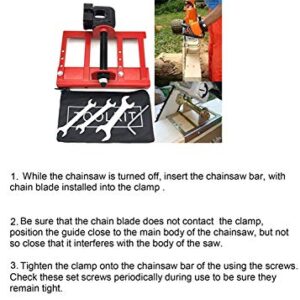 HVUE Vertical Chainsaw Mill Lumber Cutting Guide Saw Steel Timber Chainsaw Attachment Cut Guided Mill Wood for Builders and Woodworkers