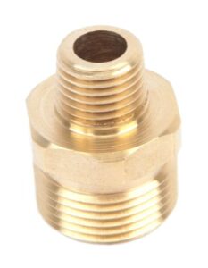 forney 75115 pressure washer accessories, male screw nipple, m22m to 1/4-inch male npt