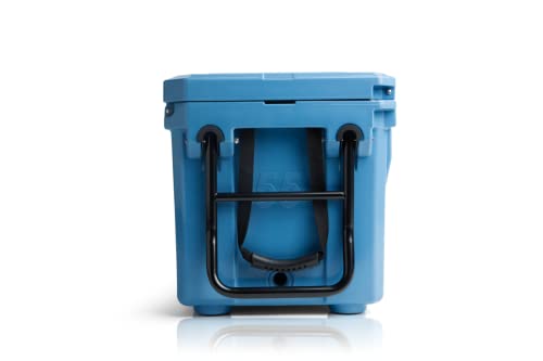 Cobalt 55 Quart Roto Molded Super Ice Cooler | Large Ice Chest Holds Ice Up to 5 Days | (Cobalt Blue (Wheeled))