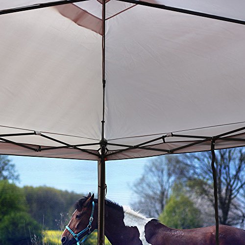 Leader Accessories Mesh Screen Zippered Wall Panels for 10' x 10' Canopy (Tent Walls Only, Frame and Top Not Included) (Grey mesh Wall)