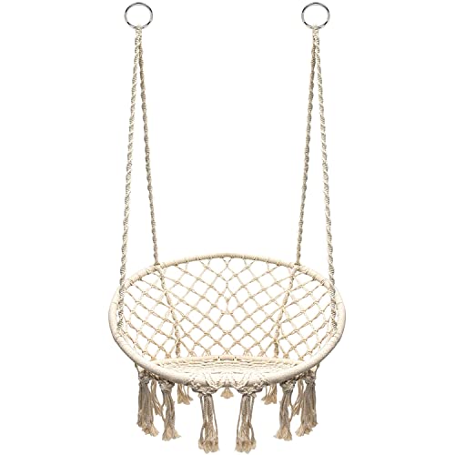 WYKDD Hammock Chair Macrame Swing