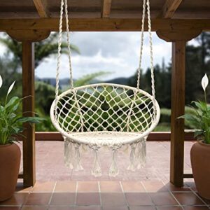 WYKDD Hammock Chair Macrame Swing