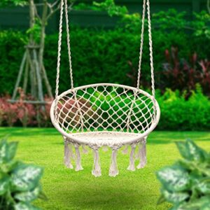 WYKDD Hammock Chair Macrame Swing