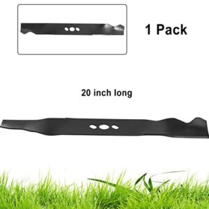 Wadoy 2105300125A Blade 1 Pack, MNA152505 MNA152701 Lawn Mower Blade Compatible with Hyper Tough 20 Inch Mower Blade