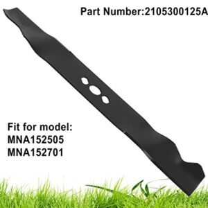 Wadoy 2105300125A Blade 1 Pack, MNA152505 MNA152701 Lawn Mower Blade Compatible with Hyper Tough 20 Inch Mower Blade