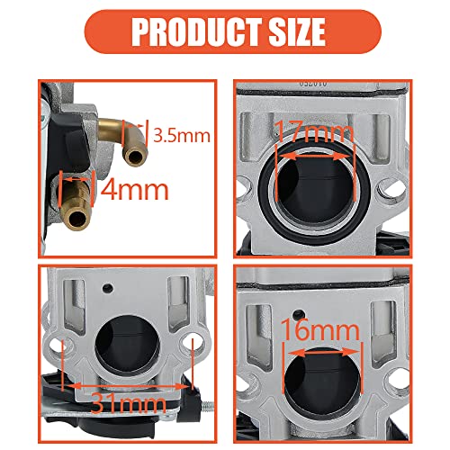 Hipa PB-755ST Carburetor with A226000032 for Echo PB-755H PB-755SH PB-755T PB-651H PB-651T PB-751H PB-751T Shindaiwa EB633RT Backpack Blower Replace WYK-192 WYK-192-1 A021000812