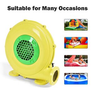 GOFLAME Air Blower for Inflatables, Portable and Powerful Electric Air Blower Fan, 0.6 HP Bounce House Blower for Jump Slides, Bouncy Castles, 480W