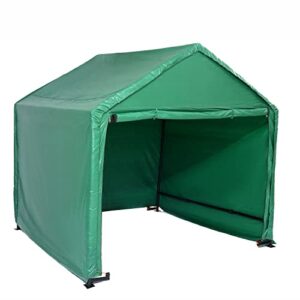 bravindew 6′ x 6′ x6 outdoor storage shelter steel garden storage shed durable storage tent portable space saving storage shed for backyard