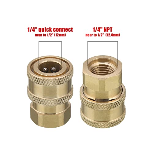 Tool Daily Pressure Washer Coupler, 1/4 Inch Quick Connect