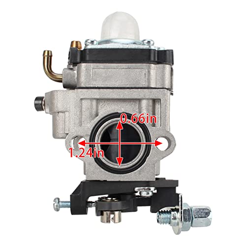 Carbhub 967086901 Carburetor for Poulan Pro PR46BT PR48BT BP400 PR2322 BP402 967086901 150032738 530058436 Eskimo Mako M43 M43Q8 Viper 43cc Engine Southland SCV43 SEA43 Earth Auger Carb 62100-81010