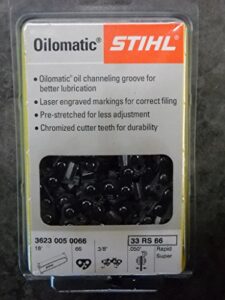 stihl 3623 005 0066 chainsaw chain, 33 rs 66