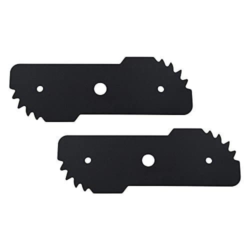 2 PK 243801-02 Edger Blade (7-3/4" x 2-3/4"), Compatible with Black & Decker LE750 & EH1000 ‎EB-007AL Lawn Edger Blade - Replacement 243801-00, 243797-00, 40-519, for Craftsman Model CMEED400, (2 PK)