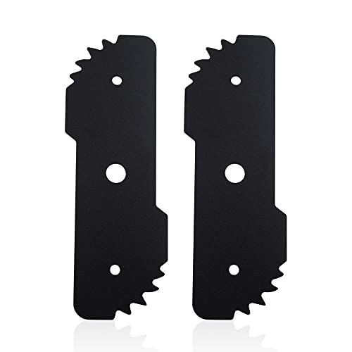 2 PK 243801-02 Edger Blade (7-3/4" x 2-3/4"), Compatible with Black & Decker LE750 & EH1000 ‎EB-007AL Lawn Edger Blade - Replacement 243801-00, 243797-00, 40-519, for Craftsman Model CMEED400, (2 PK)