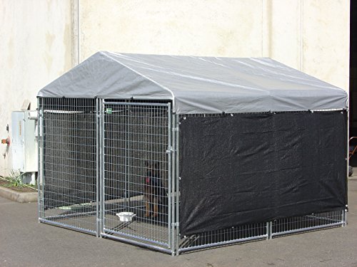 Lucky Dog Weatherguard Extra Large Shade Cloth/Winterization Kit with Grommets (57in. H x 34ft. L), Fits 10ft. X 10ft. Or 5ft. X 15ft. Outdoor Cages and Pens